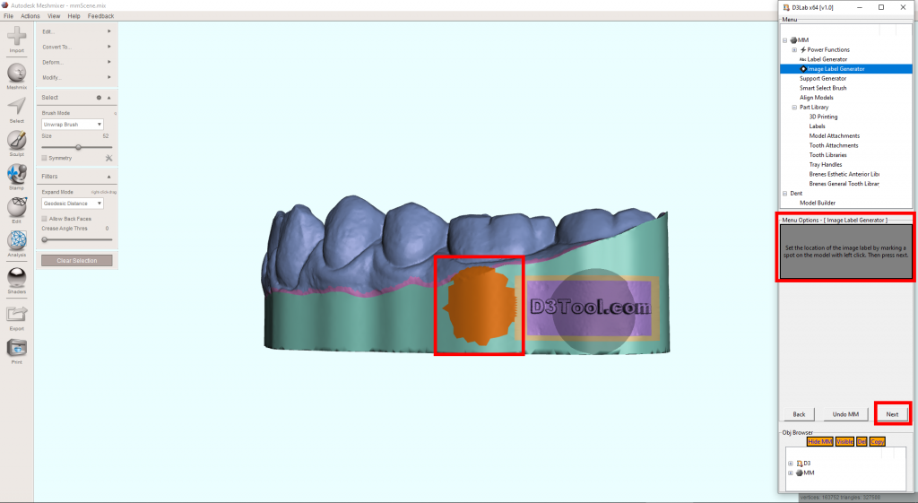Image Embossing – D3Tool
